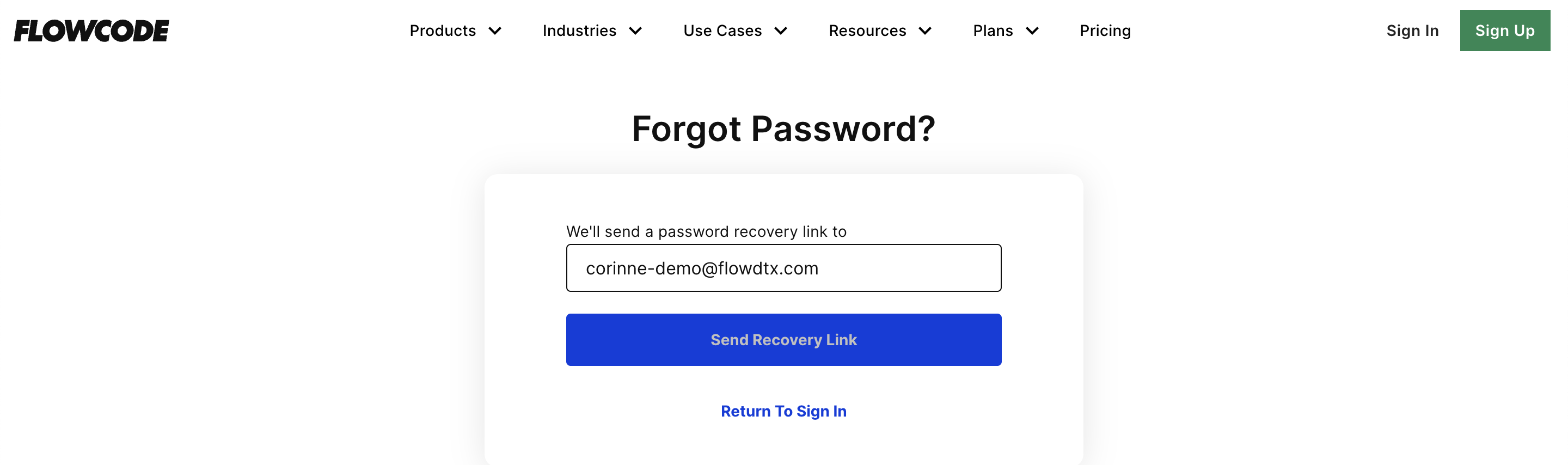 How can I reset my password? | Go To Flowcode